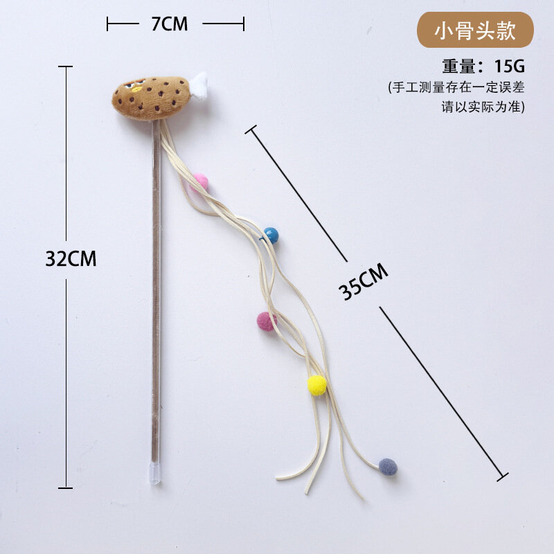 Дразнящие кошачьи палочки Кошки имеют высокую ценность от Привет кошачьи игрушки кисточки Маленькая костяная модель