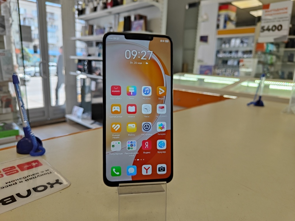 Смартфон HUAWEI nova Y91 8+128, (STG-LX1), Cияющий черный Б/У