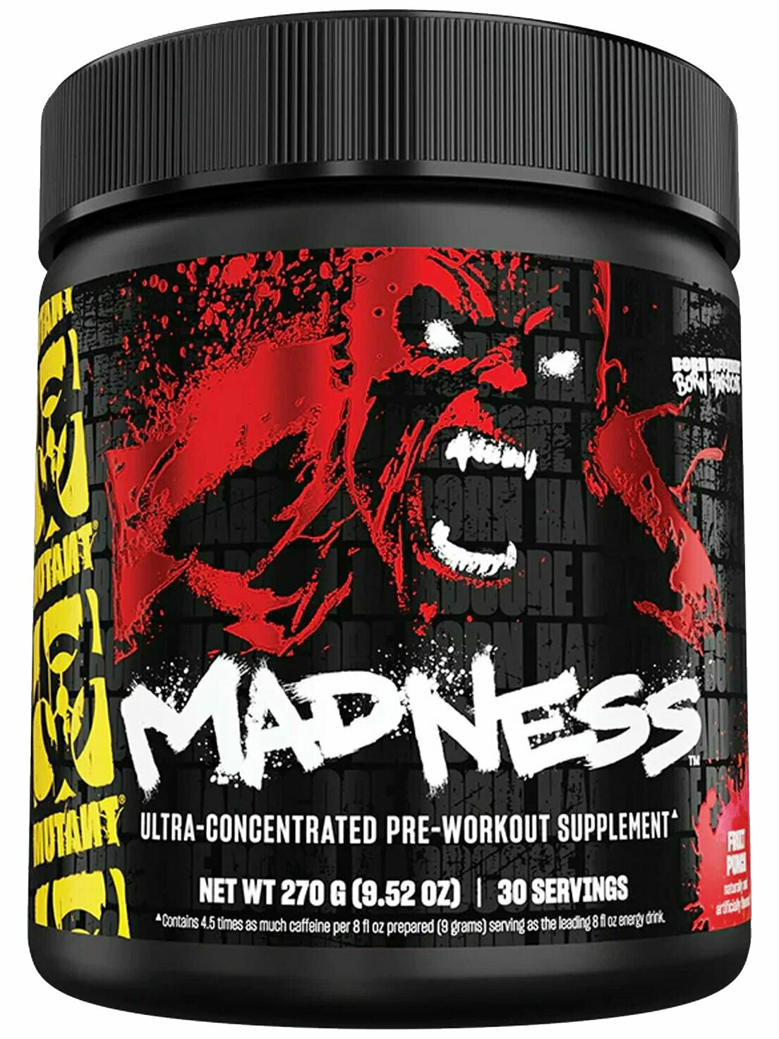 Предтреник, предтренировочный комплекс Мутант Мэднес Mutant Madness - 270 г, фруктовый пунш
