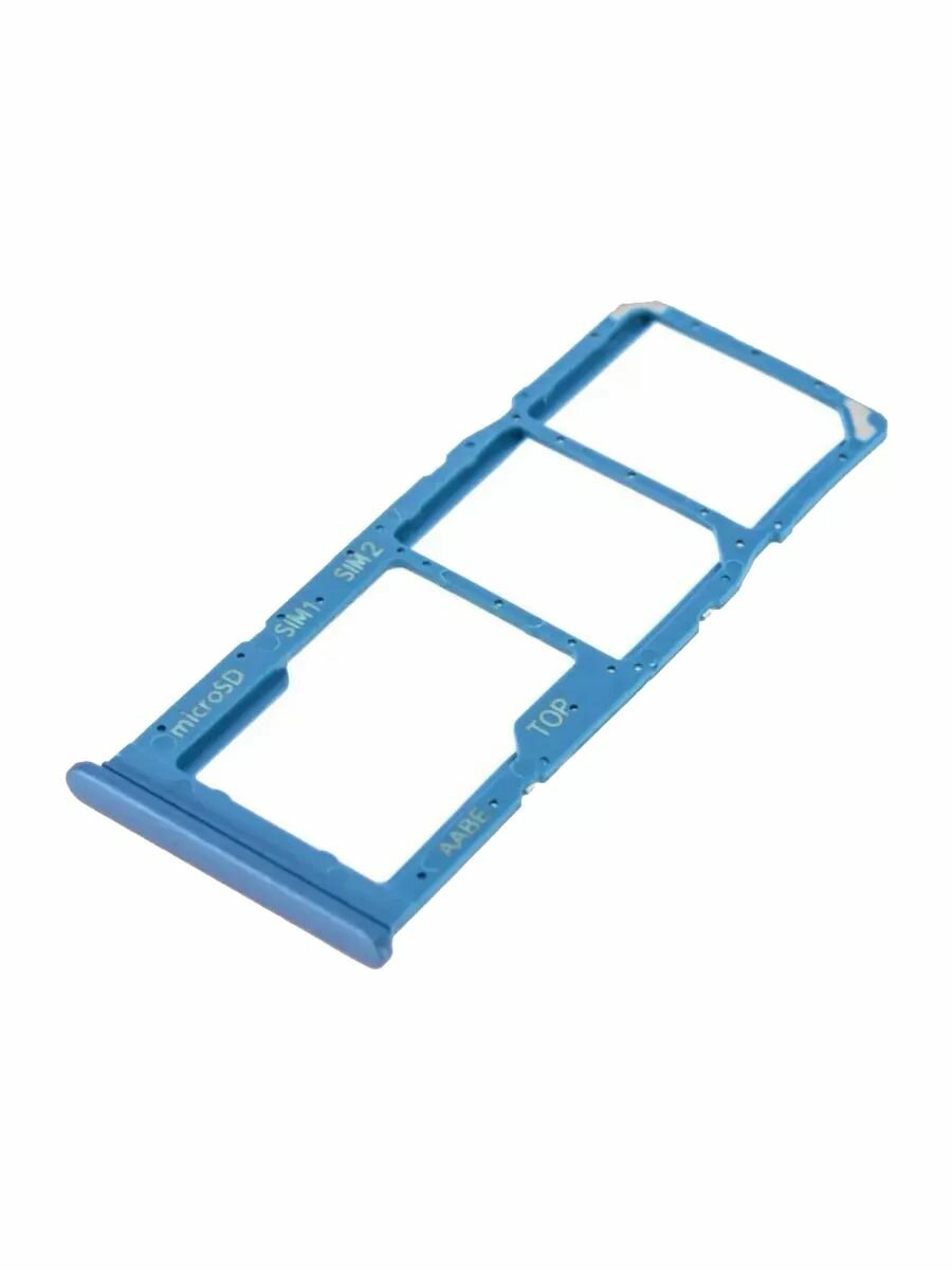 Держатель SIM для Samsung M127F (M12) Синий card holder sim tray контейнер адаптер переходник лоток слот для СИМ-карты