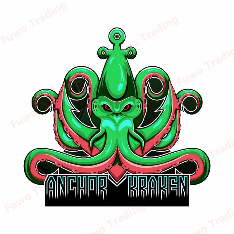 Горячая Распродажа, Kraken норвежский холодильник, водонепроницаемые наклейки на автофургон, B, 3CM