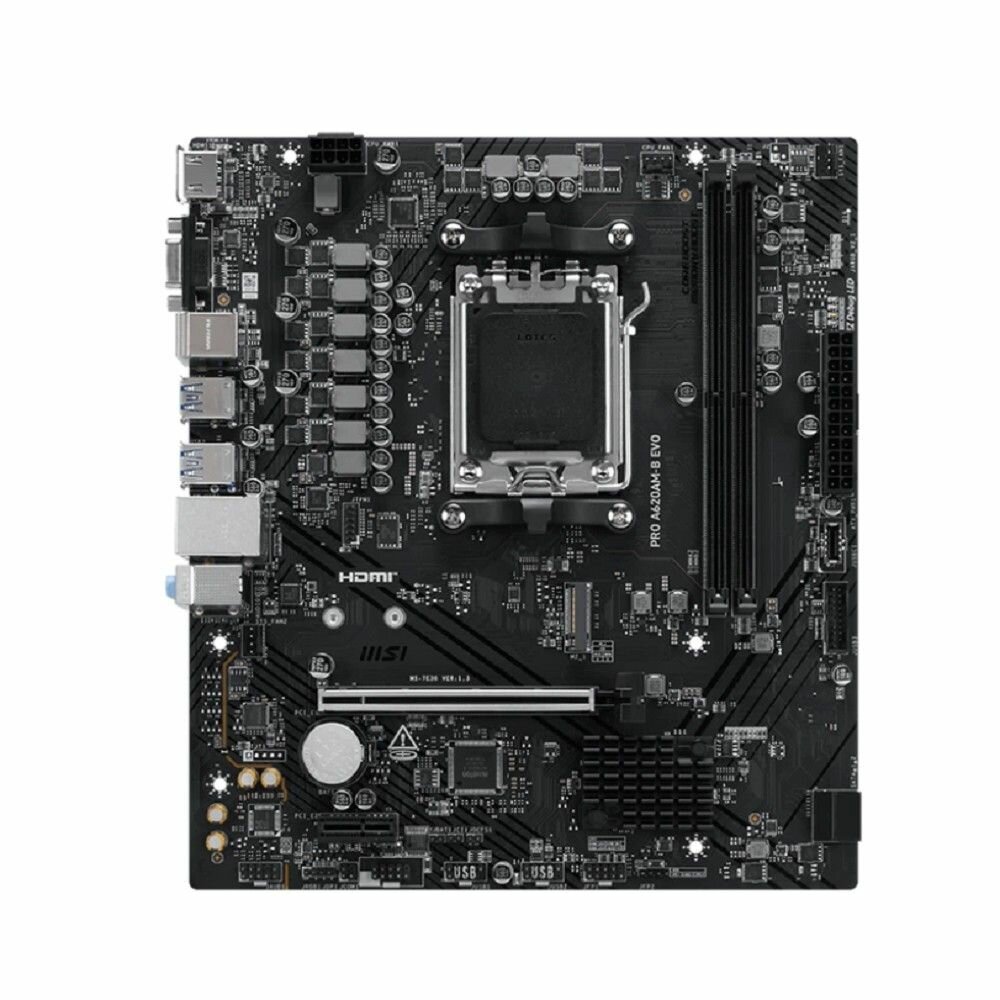 MSI Материнская плата PRO A620AM - B EVO Socket AM5 2хDDR V 1хM.2