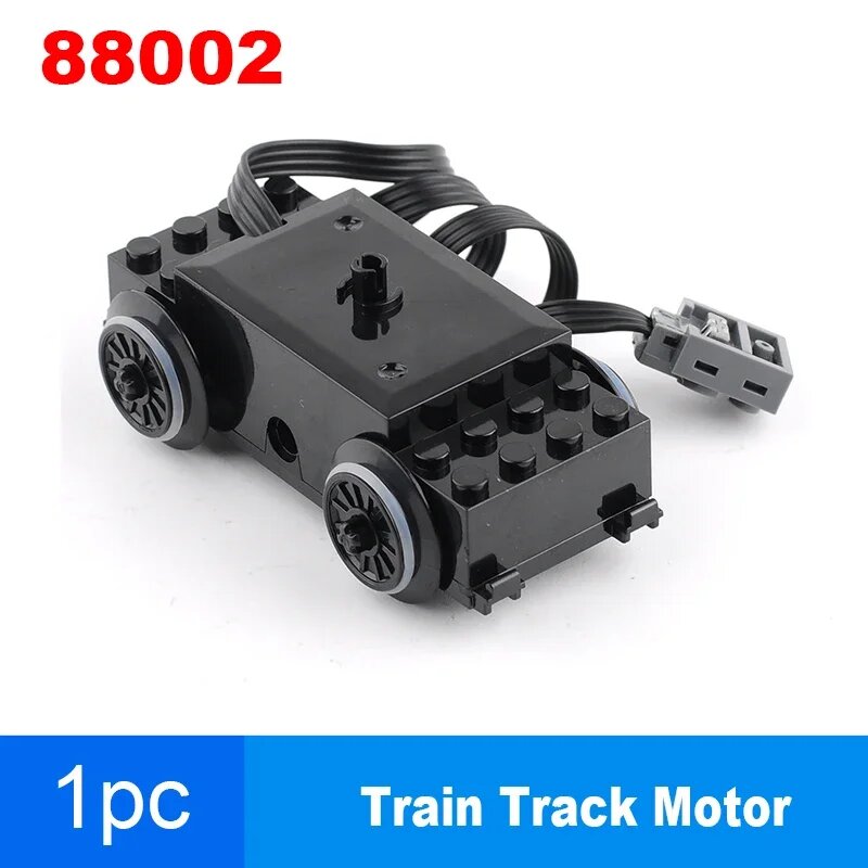 Электродвигатель для поездов LEGO 88002, черный, 1 шт