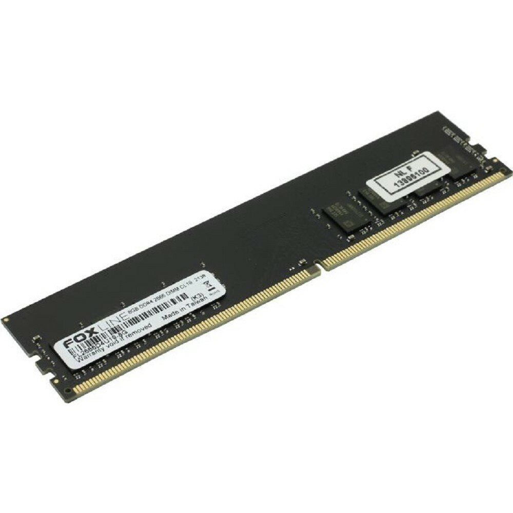 Оперативная память Foxline DIMM 1x8Гб, 21300МБ/с DDR4 - 2666
