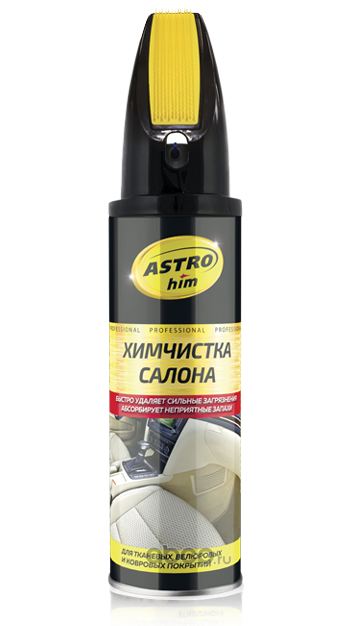 Очиститель салона ASTROhim AC3446, пенный, для текстиля, велюра, ковров, 650мл