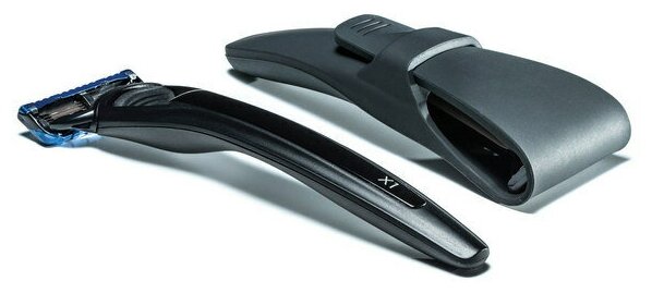 Набор Bolin Webb X1, бритва X1 черная, дорожный чехол