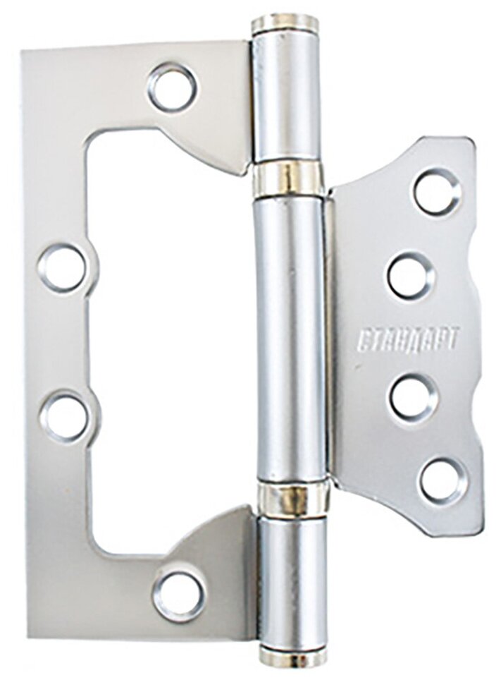 Петля накладная универсальная Стандарт 2BB SCP, 100 x 75 x 2,5 мм, матовый хром