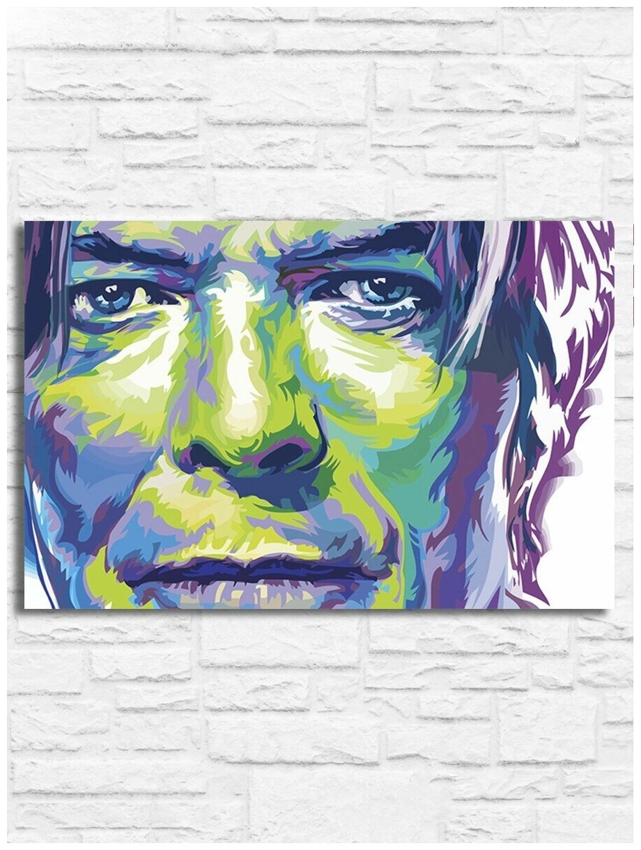 Картина по номерам на холсте Музыка Dawid Bowie Дэвид Боуи - 6380 Г 30x20