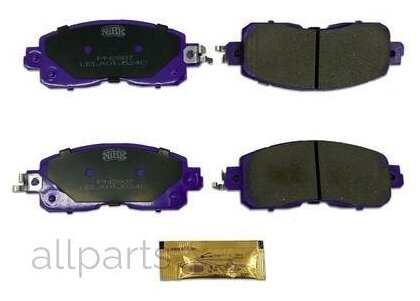 NIBK PN2807 PN2807-NIBK колодки дисковые передние!\ Nissan Teana III 2.5 13>