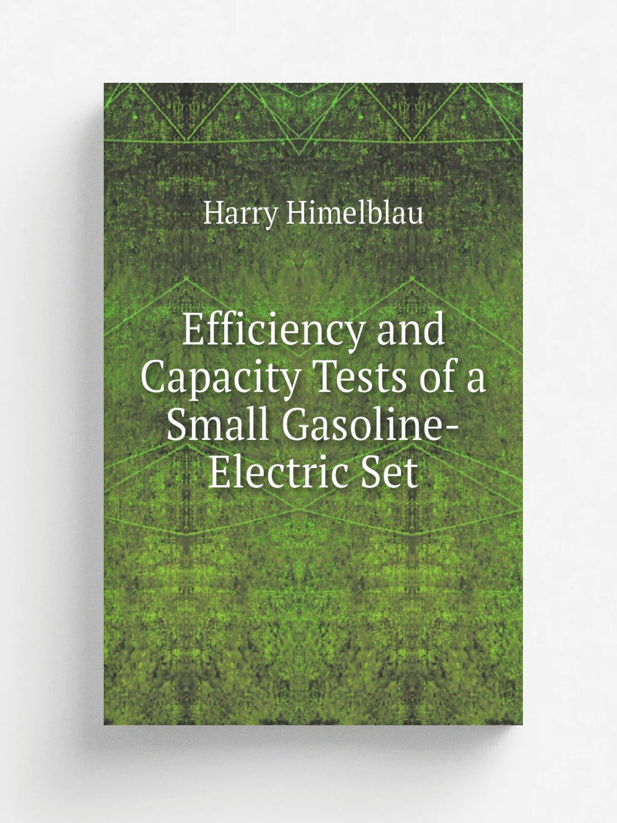 Efficiency and Capacity Tests of a Small Gasoline-Electric Set