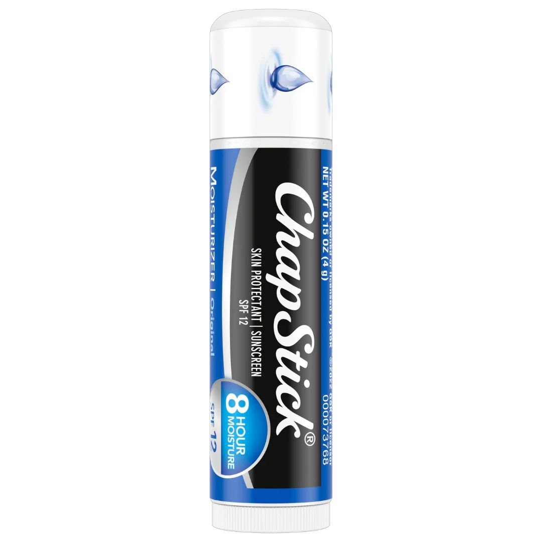Увлажняющий бальзам для губ в стике Chapstick Moisturizing Lip Balm SPF12, 4.25 г