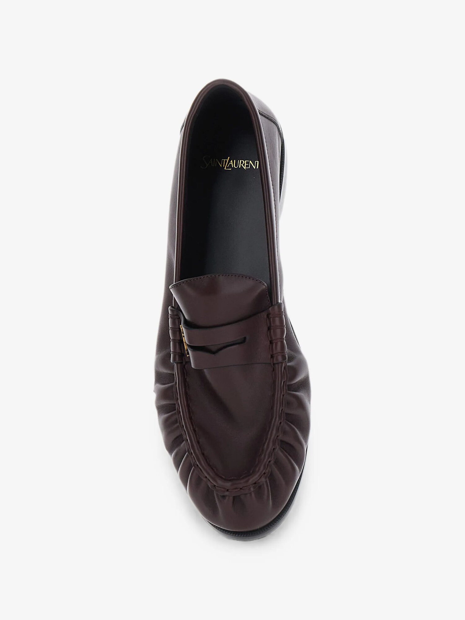 Лоферы Yves Saint Laurent Le Loafer, размер 42, коричневый — фото 1