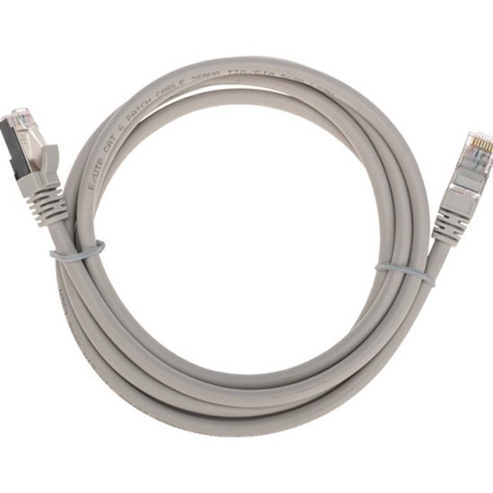 Патч-корд F/UTP Rexant cat 6, медь, LSZH (негорючий), 2 м, RJ45-RJ45, 26AWG, серый
