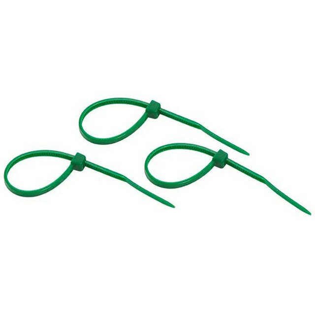 DUWI кабельные стяжки нейлон 100x2,5 мм зеленые набор 25 шт для прокладки кабелей