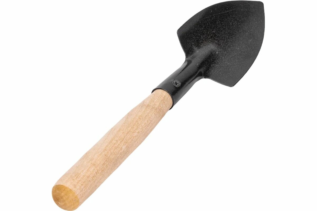 Совок садовый посадочный Gigant малый, с деревянной ручкой GAV-22