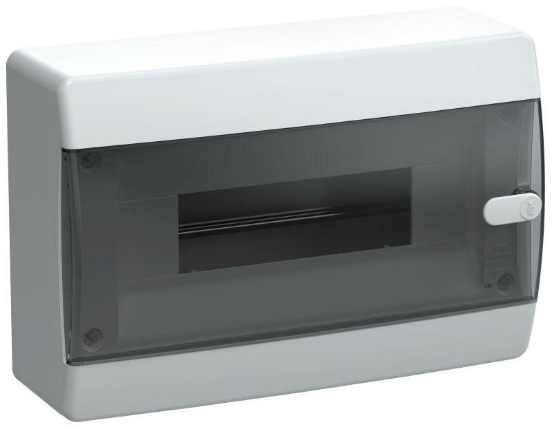 Корпус ЩРН-П-12 UNION Compact IP41 черн. прозр. дверь пластик. IEK UIC-KP12-N-12-41-K01