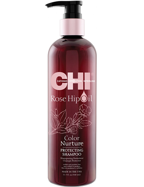 CHI Rose Hip Oil Шампунь с маслом шиповника для окрашенных волос 340 мл