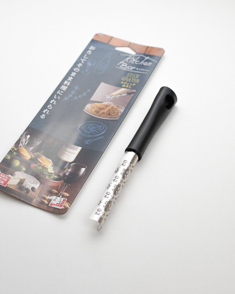 Терка для сыра Stick Grater, нержавеющая сталь, пластик, черный - Kitchen Bar