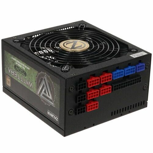 Блок питания Zalman Watttera 700W (ZM700-EBTII) черный - 700 Вт, 80+ Gold, ATX 20+4 пин, 4 pin + 4 pin x2 CPU, 8 SATA, 5 x 6+2 pin PCI-E