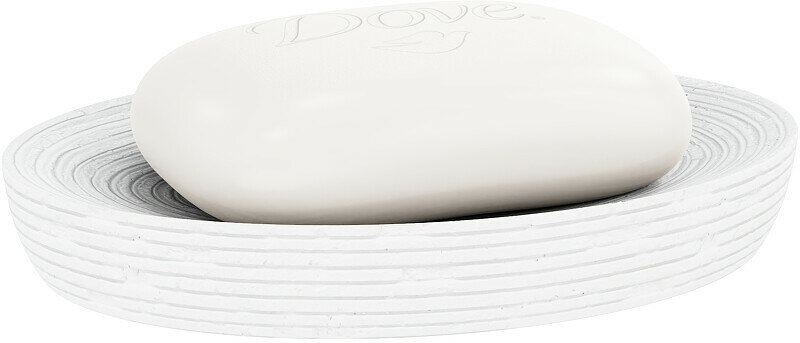 Мыльница настольная, BRICKS, WHITE, полирезин