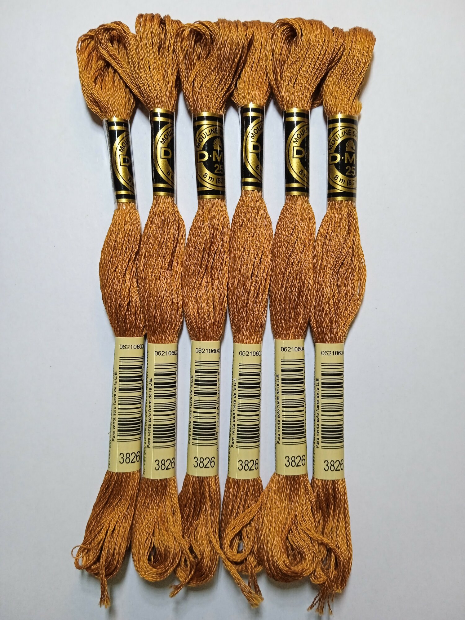 Набор ниток мулине, 8 м, 6 шт DMC-3826_6