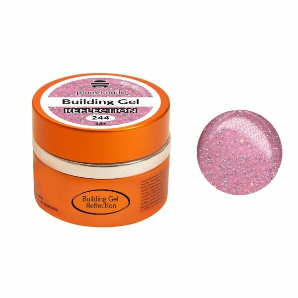 Planet nails builder gel reflection моделирующий гель №244 15г