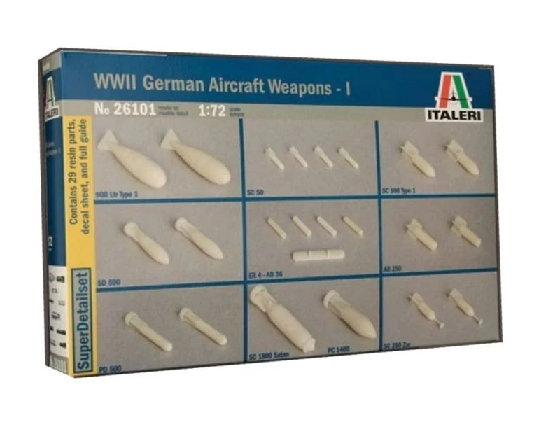 26101ИТ Набор бомб WWII German Aircraft Weapons-1
