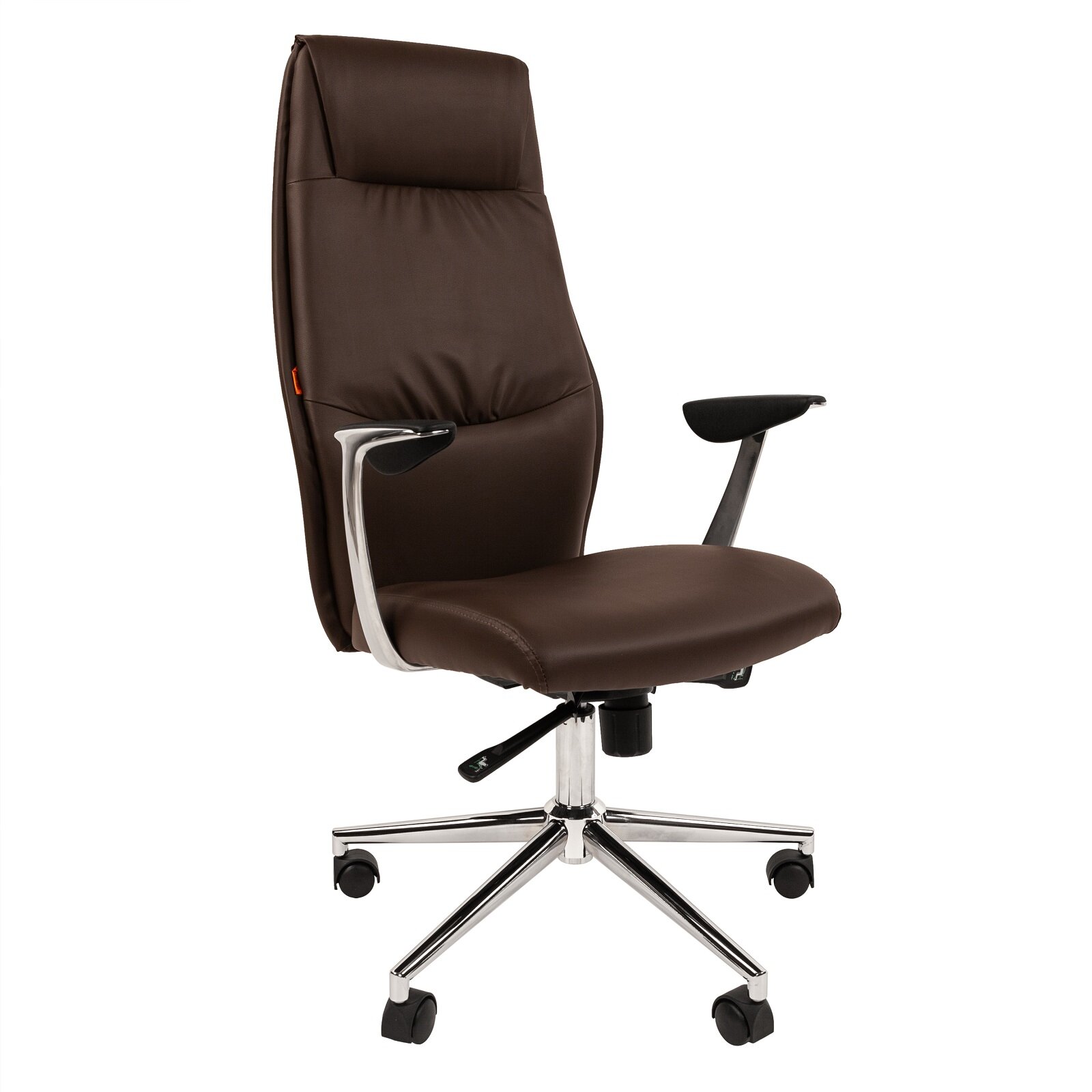 Компьютерное кресло руководителя CHAIRMAN VISTA, экокожа, коричневый