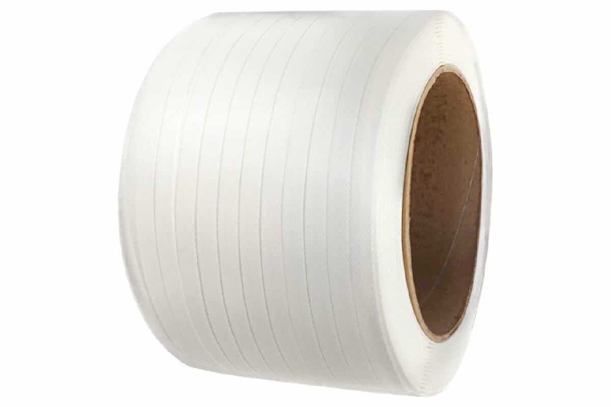 Волга полимер Лента полипропиленовая 12x0,5 мм, 500 м, 125 кгс, белая 12-05-500-101-00
