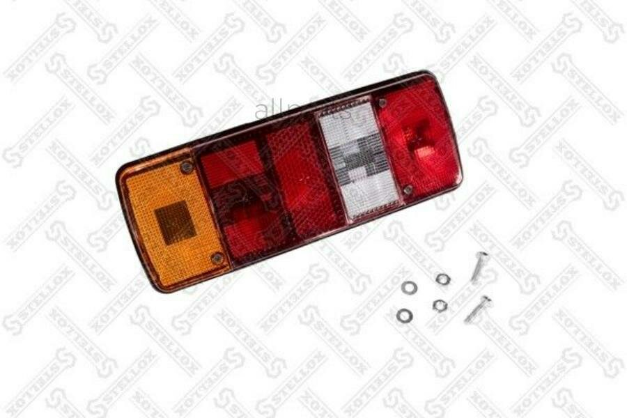 STELLOX 8737197SX фонарь задний! многосекционный левый 5 секций прямоугольный\ Iveco, Kogel, MAN, Schmitz