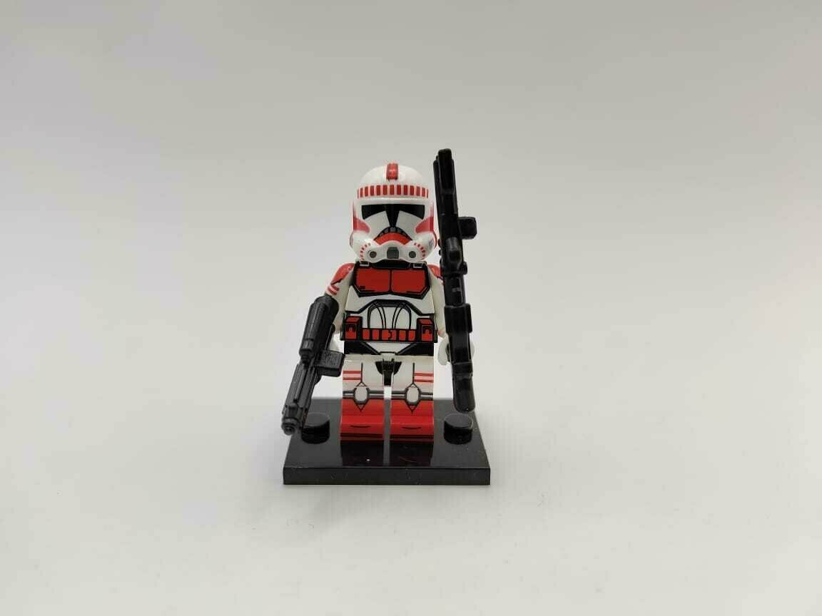 Минифигурка «Шоктрупер Гвардии Корусанта», фигурка серии "Клоны" Star Wars, совместима с конструкторами Lego