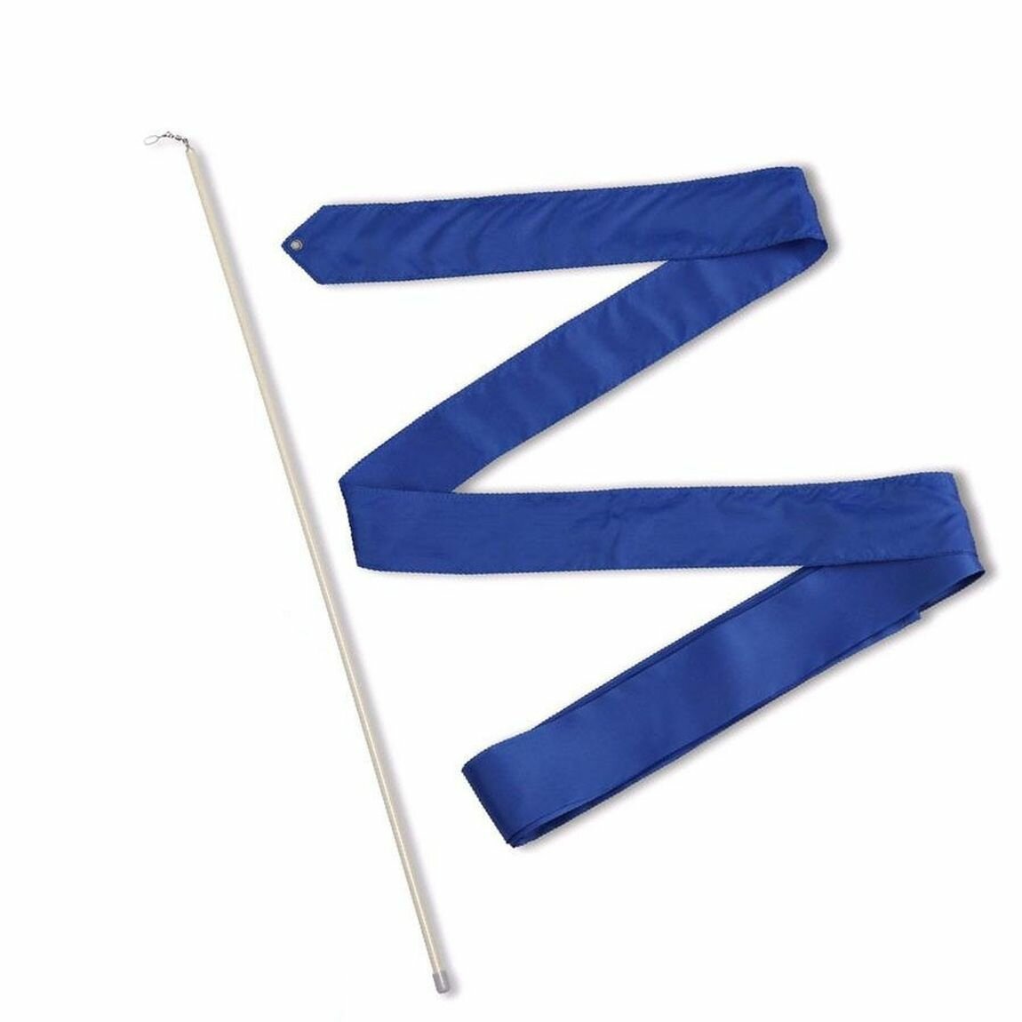 Лента гимнастическая с палочкой 56см, арт. СЕ6-CB 6м, пластик, металл, полиэстер