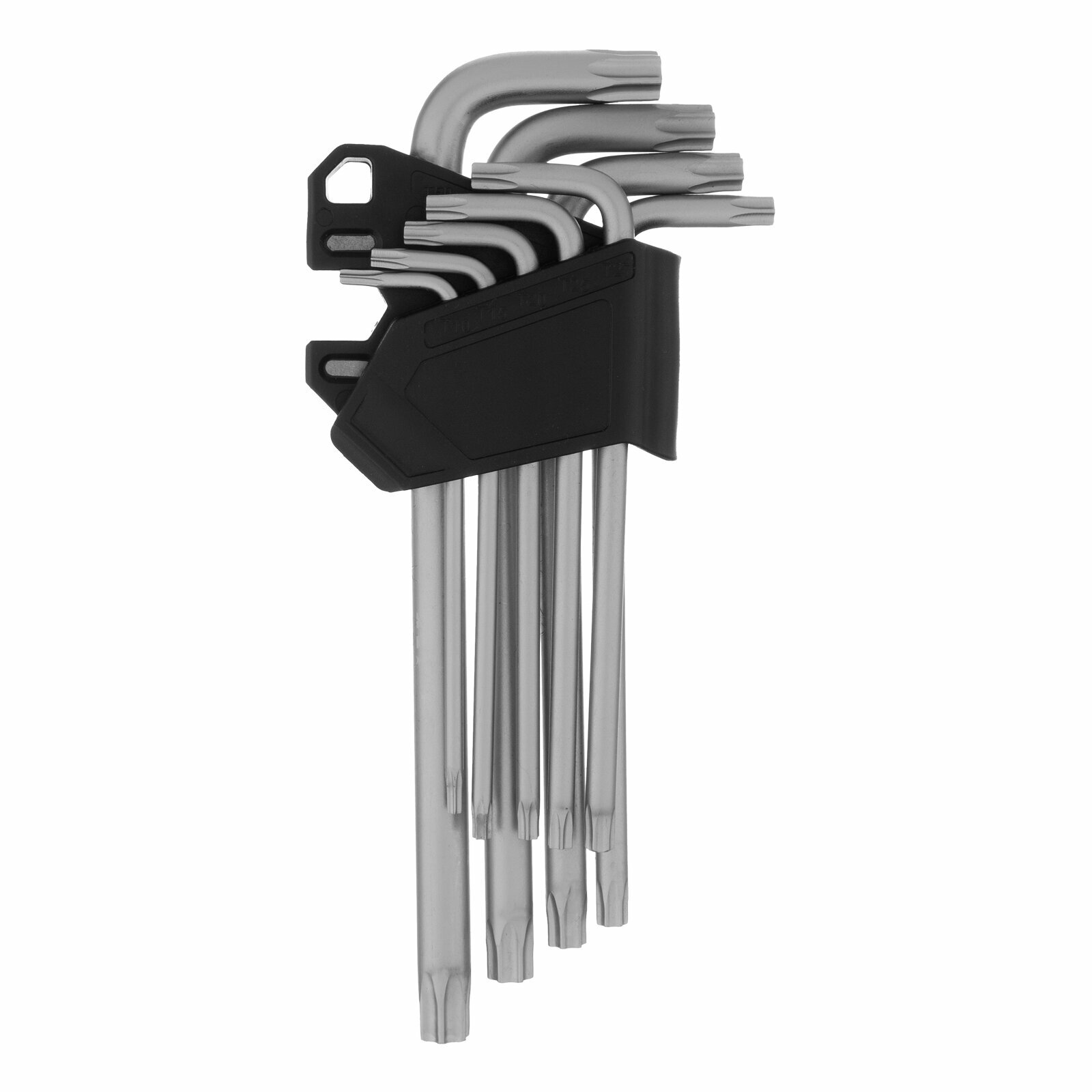 Набор ключей имбусовых Torx-Tempered, TT10-50, CrV, 9 шт, удлиненные Сибртех 123717