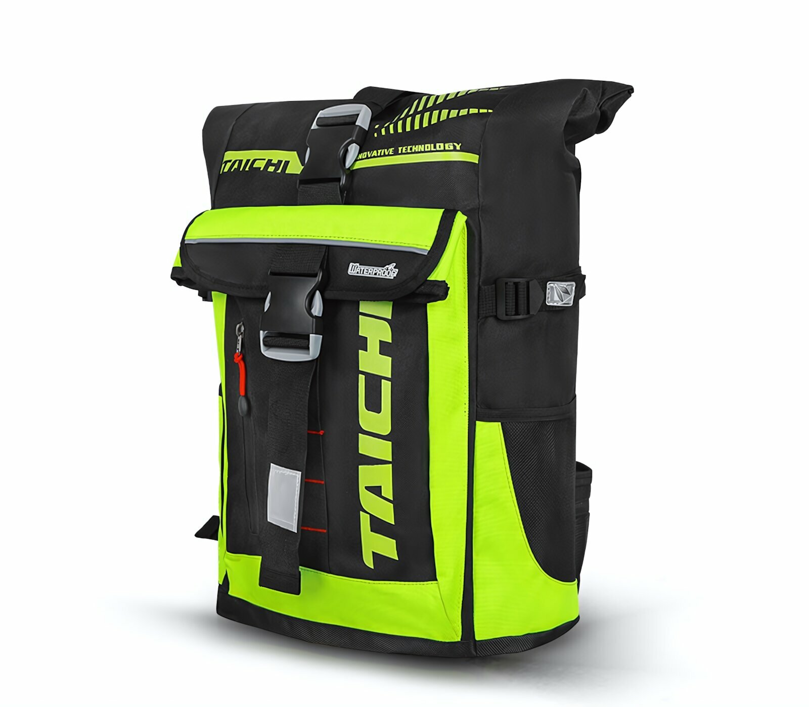 Рюкзак мужской универсальный, 30 л, 2 отделения, водонепроницаемый, желто-зеленый