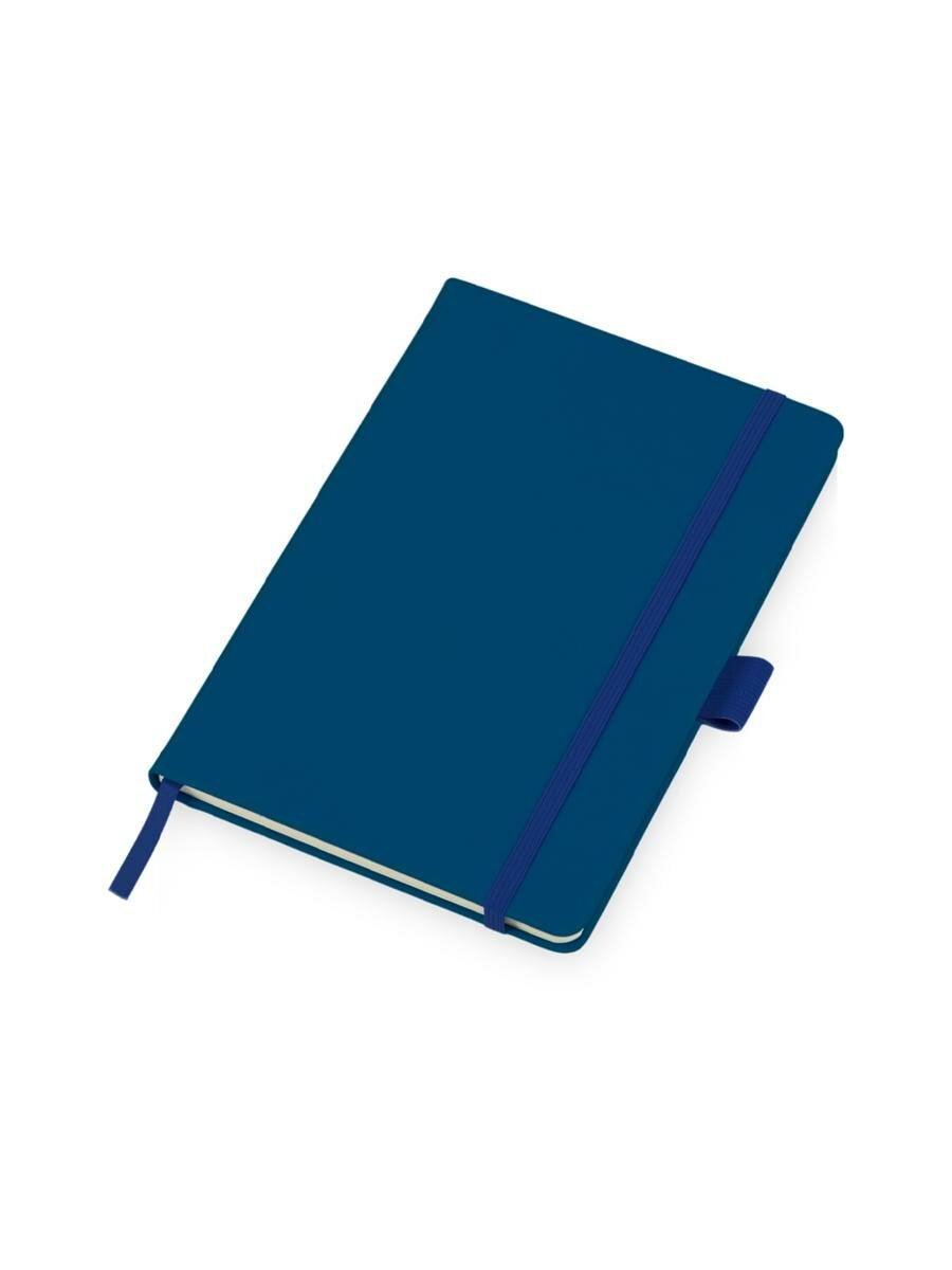 Блокнот А5 в твердой обложке «Vision 2.0» soft-touch, цвет синий