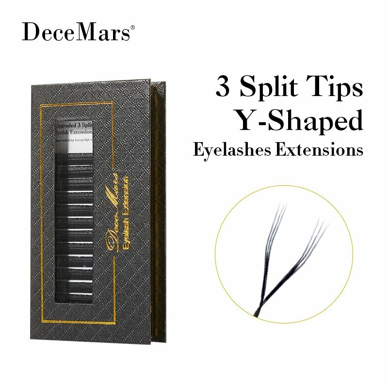 DeceMars Ресницы C изгиб 10 мм, 3 шт.