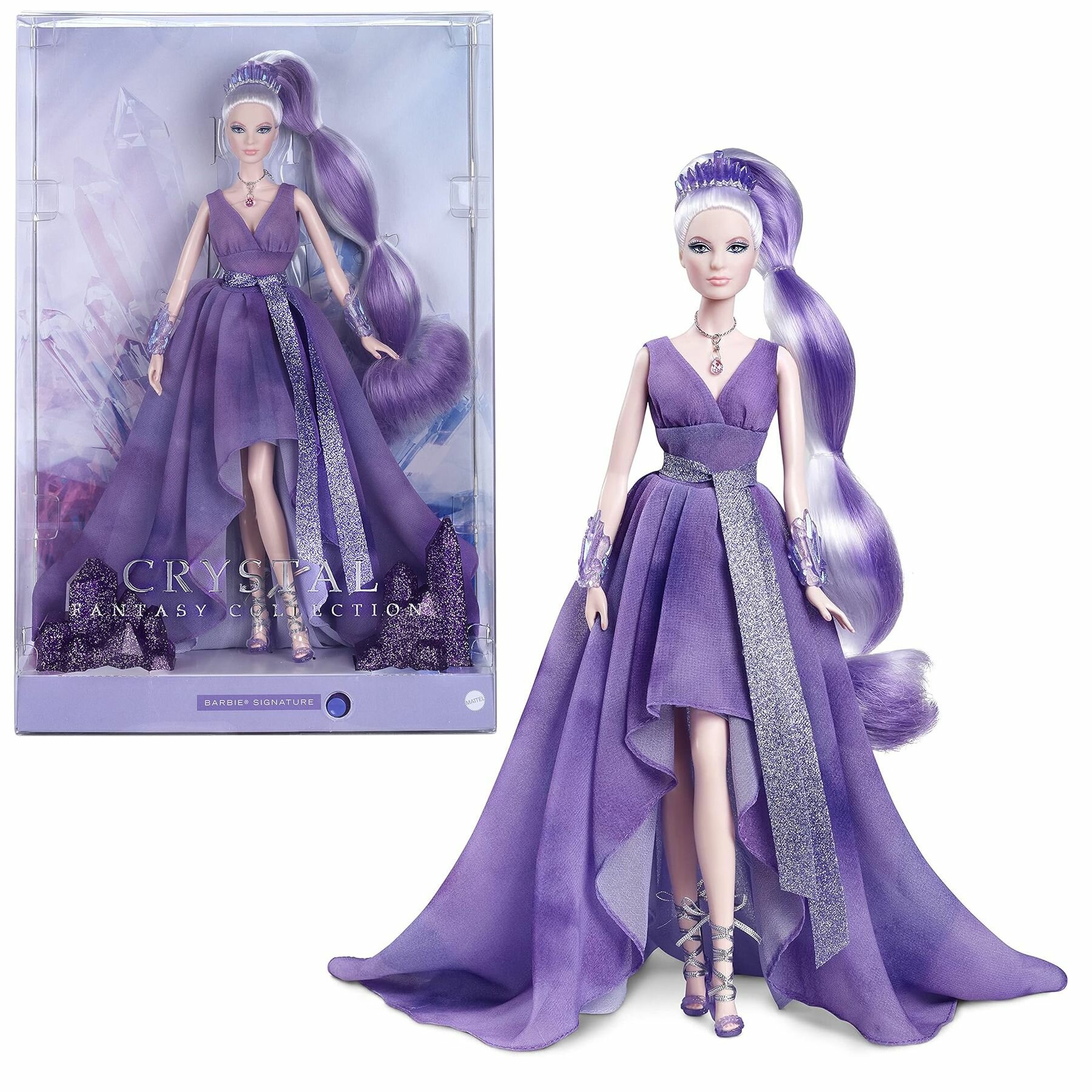 Кукла Mattel Barbie Signature, Кристалл, аметист Коллекция фантазий GTJ96
