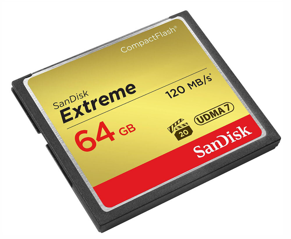 Флеш карта CF 64GB SanDisk Extreme 120MB/s