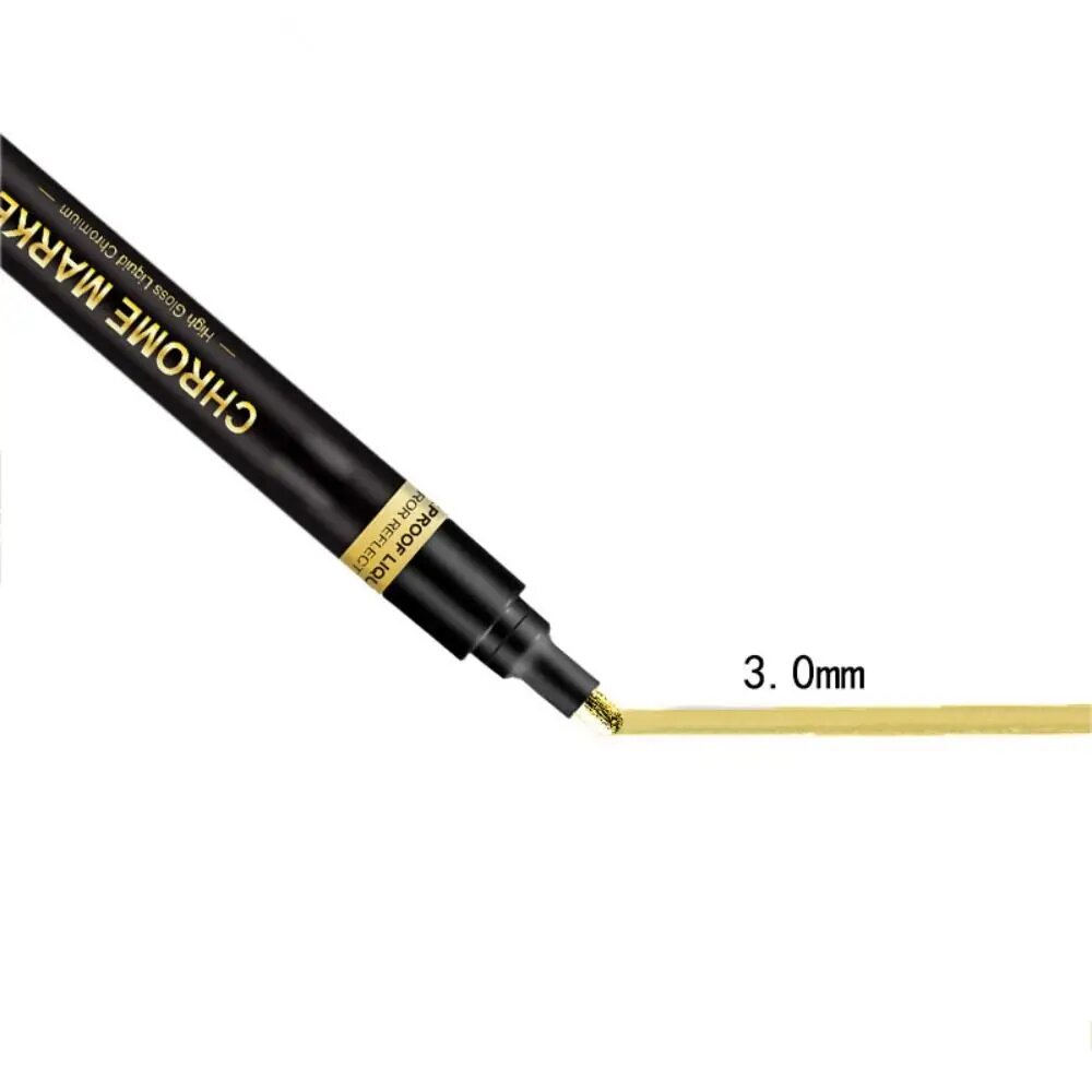 Хромированный маркер 3,0 мм Gold
