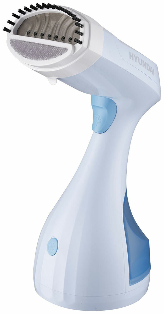 Отпариватель ручной Hyundai H-HS03008, 1500 Вт, белый/голубой
