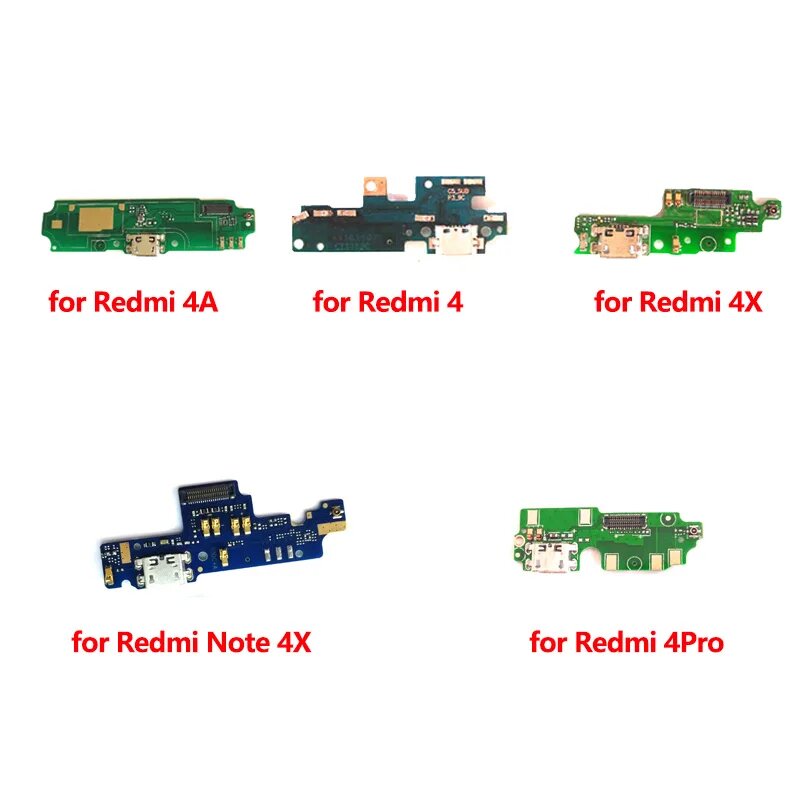 Для Xiaomi Redmi 4A 4 4X 4Pro сменный микрофонный модуль + USB-порт для зарядки плата гибкий кабель для Redmi Note 4 4X Запасные части for Redmi 4A