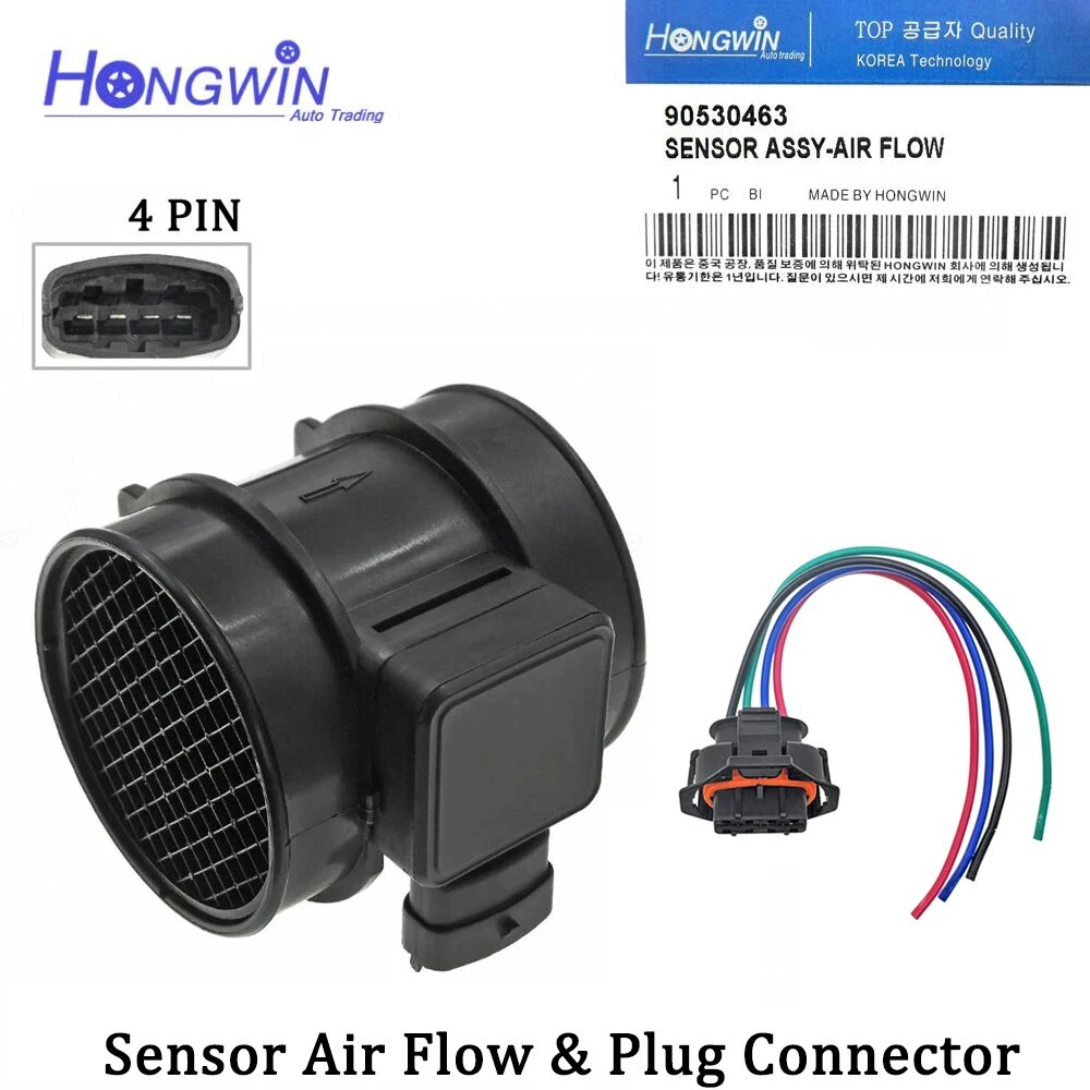 Датчик массового расхода воздуха 90530463 MAF для SAAB OPEL VAUXHALL ASTRA CORSA OMEGA VECTRA ZAFIRA A B C G H 1,8 5WK9606 5WK9641