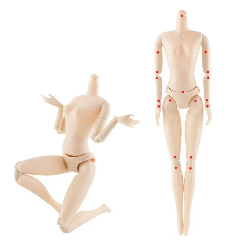 Кукольное тело фрадoo 30 см, пластик, черное 20 joints