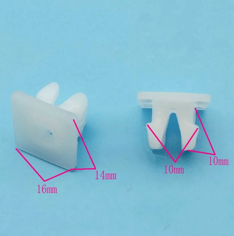 50 шт. пластиковые стопорные зажимы для фиксации фар автомобиля, задний фонарь, рулевая 3- 50pieces
