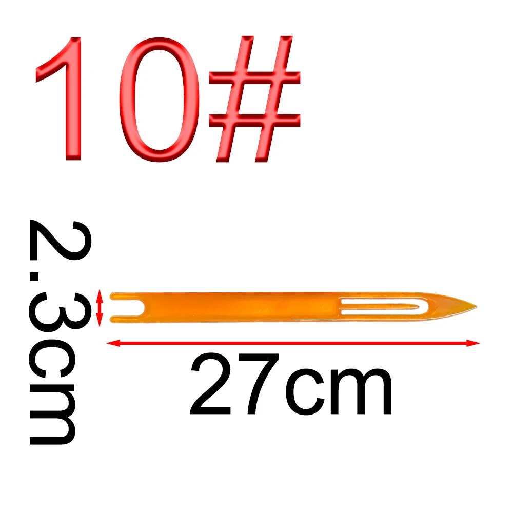 Пластиковые челноки для рыболовной сети 3 шт. Оранжевый, 10(size 10)