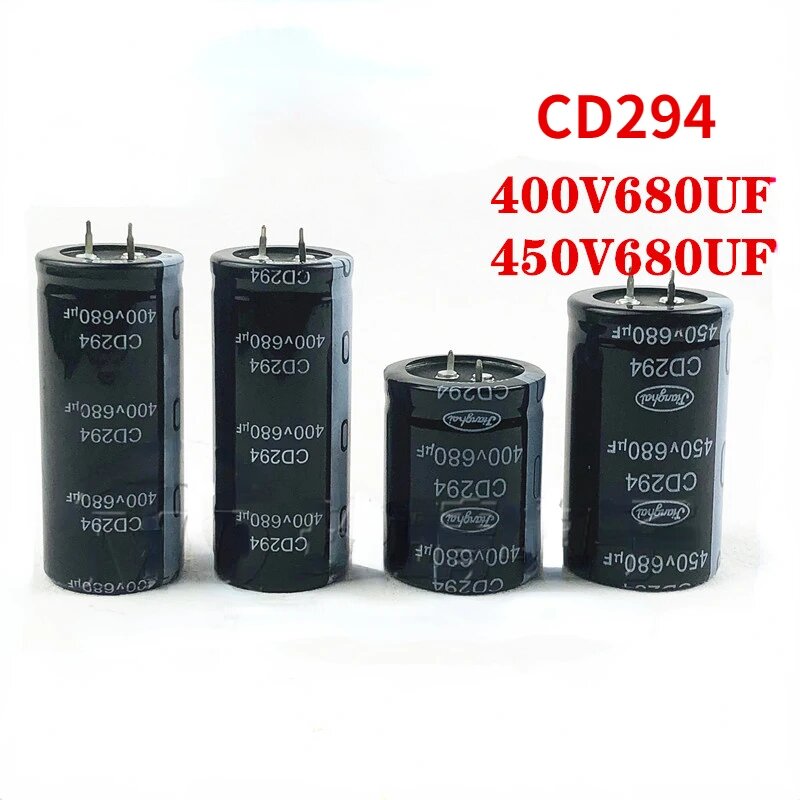 Jianghai алюминиевый электролитический конденсатор CD294 680uF 400V 30X70MM-450V680UF