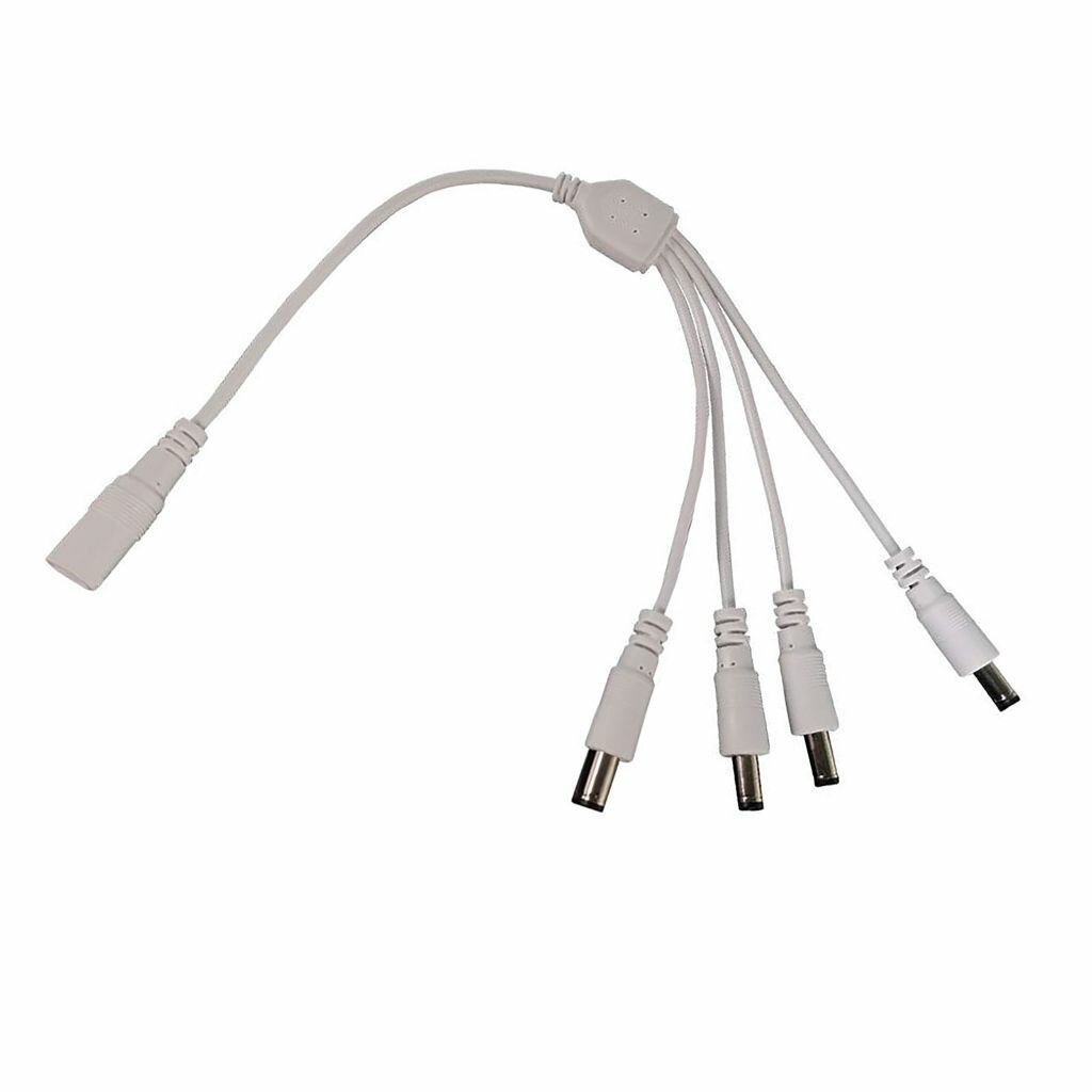 5,5x2,1 мм Y-образный кабель-разветвитель DC5,5x2,1 Источник питания для систем видеонаблюдения, 1 2-сторонний, 1 4-сторонний шнур