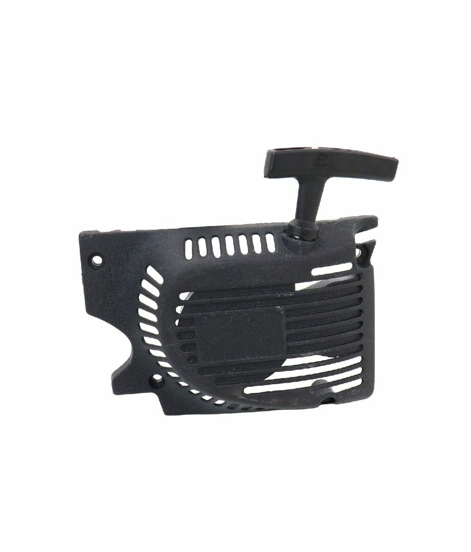 Стартер в сборе бензопилы китайской 45,52 (металлический корпус, шкив металлический)