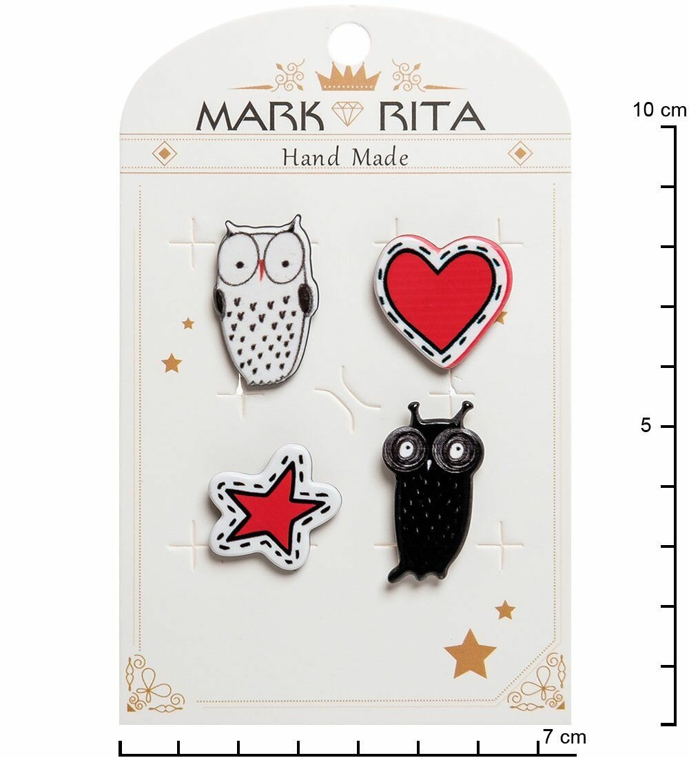 Комплект брошей