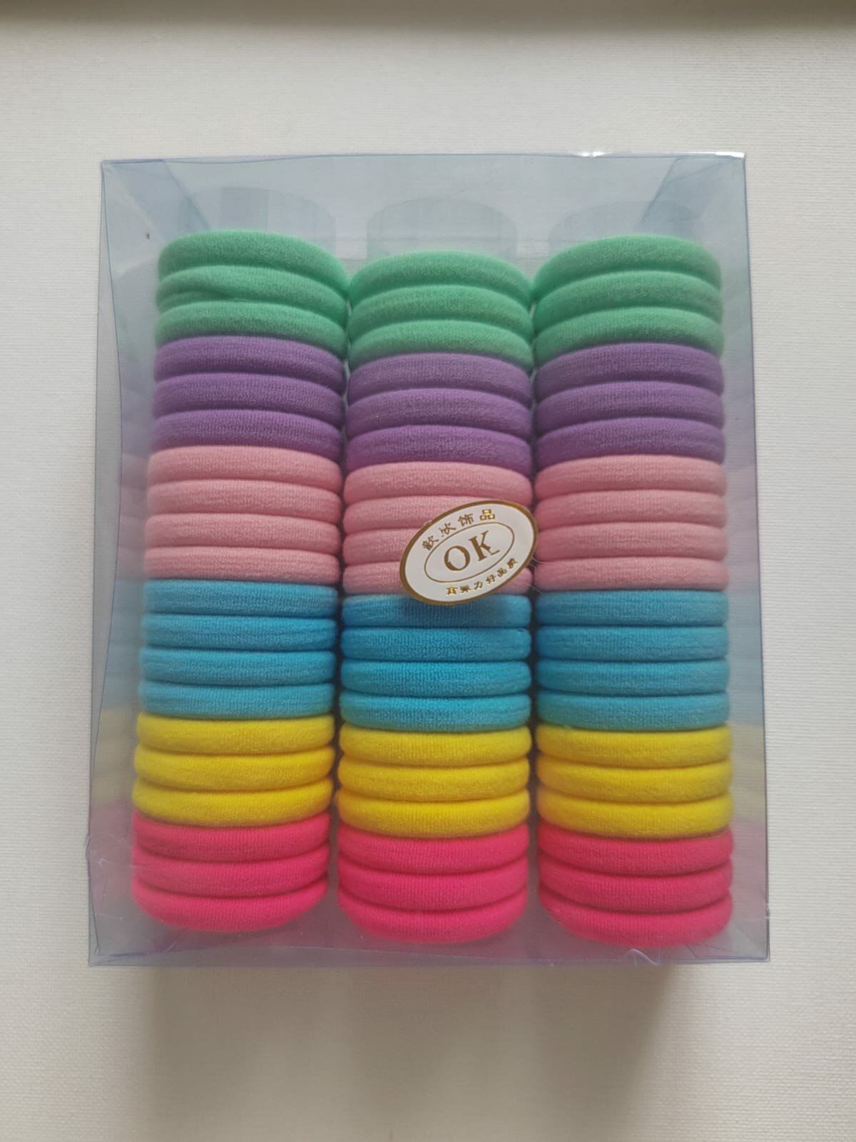 Резинки для волос детские цветные